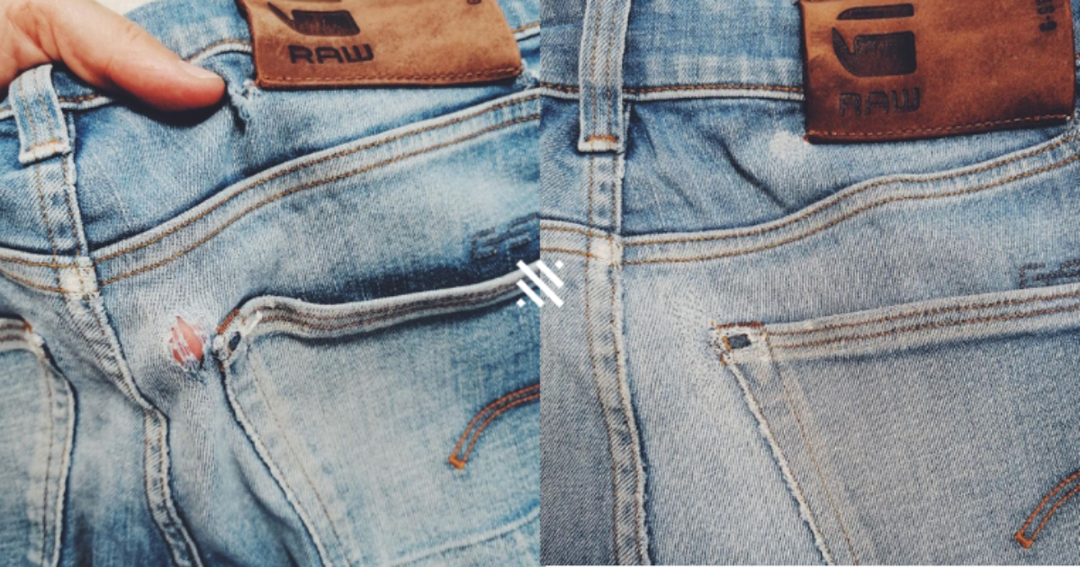 Réparation jeans : Comment réparer un jean troué, déchiré